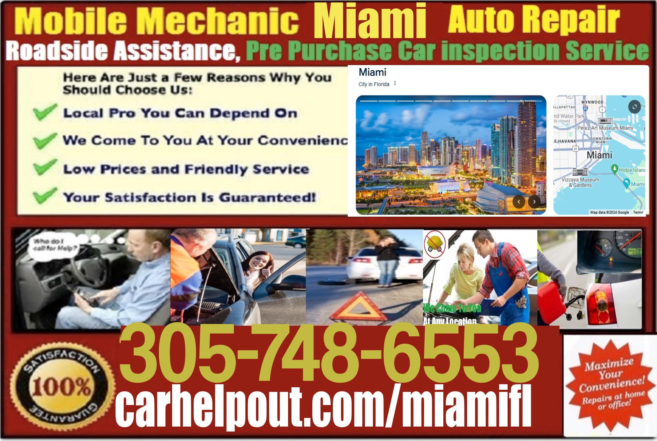 Mobile Mechanic in Miami FL Auto Car Repair Service Shop Near Me
